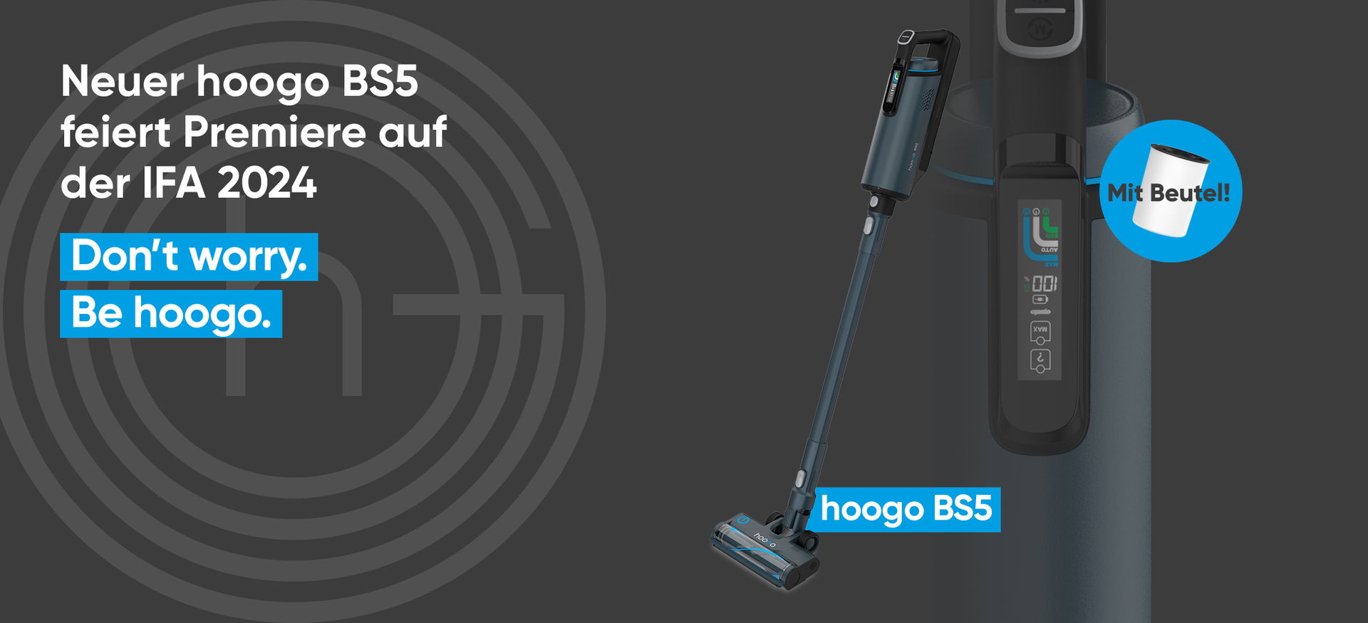 Der neue hoogo S5+ – die Ansage unter den Akku-Saugern